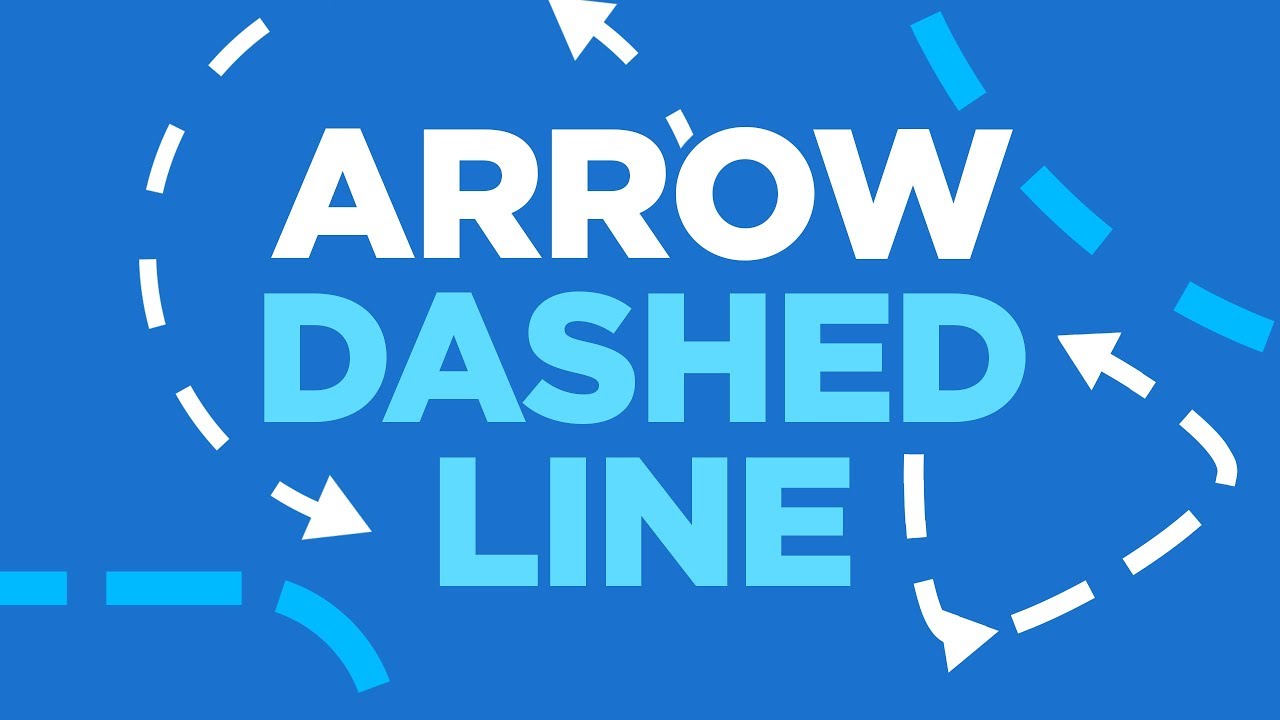 Arrow Dashed Line Animation - YouTube