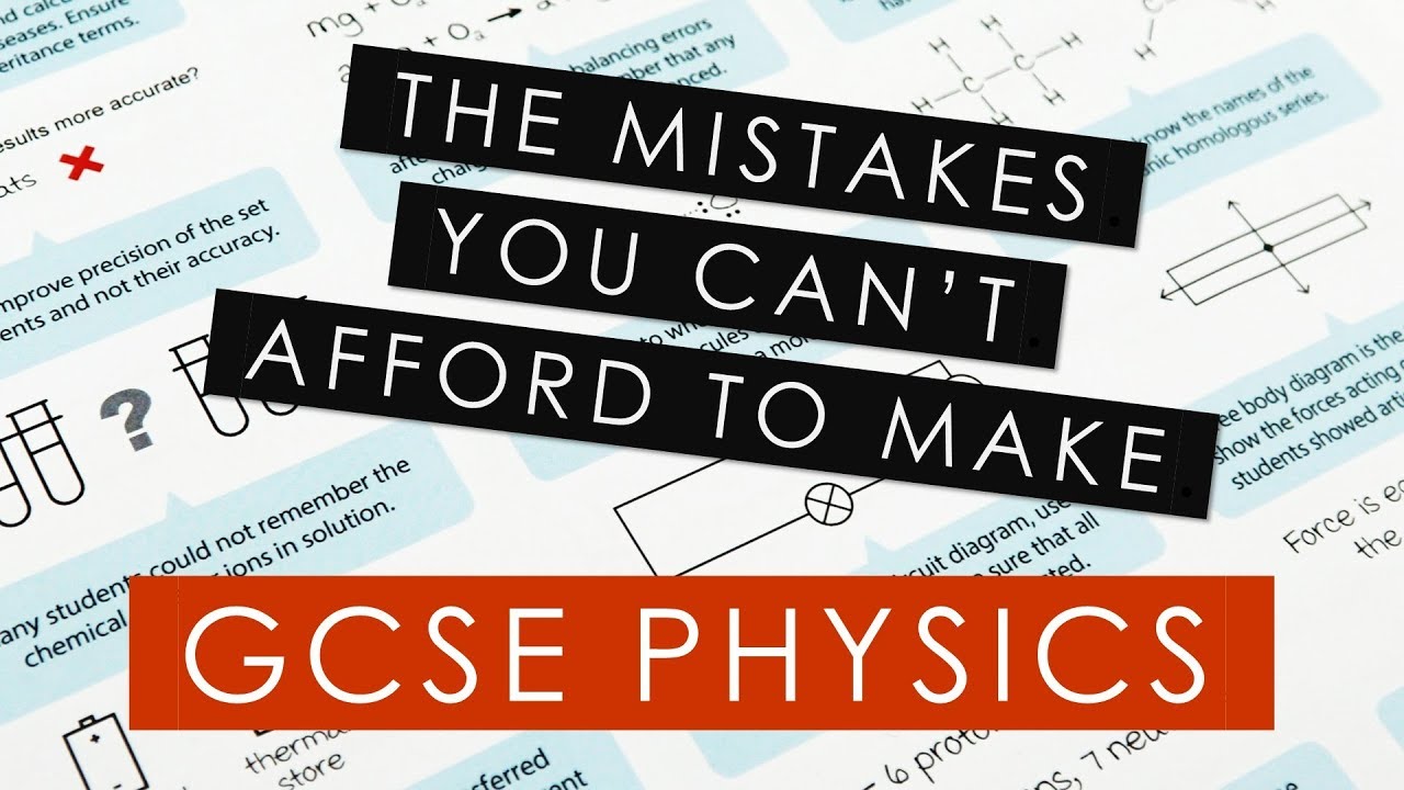 Mistakes you can't afford to make this year in OCR GCSE Science and ...