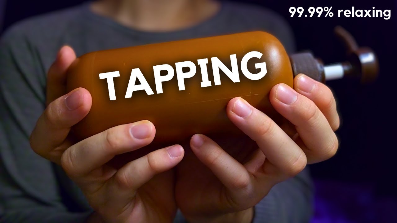 ASMR Bottle Tapping for the Perfect Night 🌙 | Relaxing Finger Tapping ...