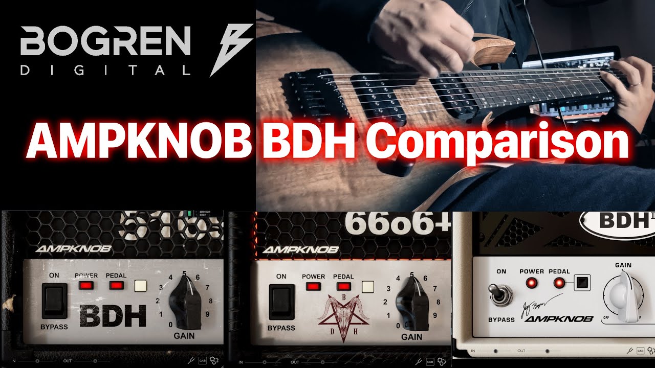 Bogren Digital Ampknob BDH comparison, Matched-Cab IR & Same 3rd-party ...