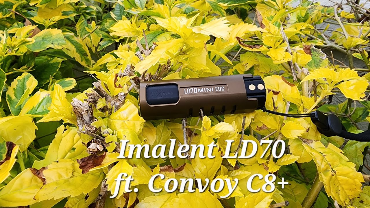 Quick review of the Imalent LD70 compact flashlight - YouTube