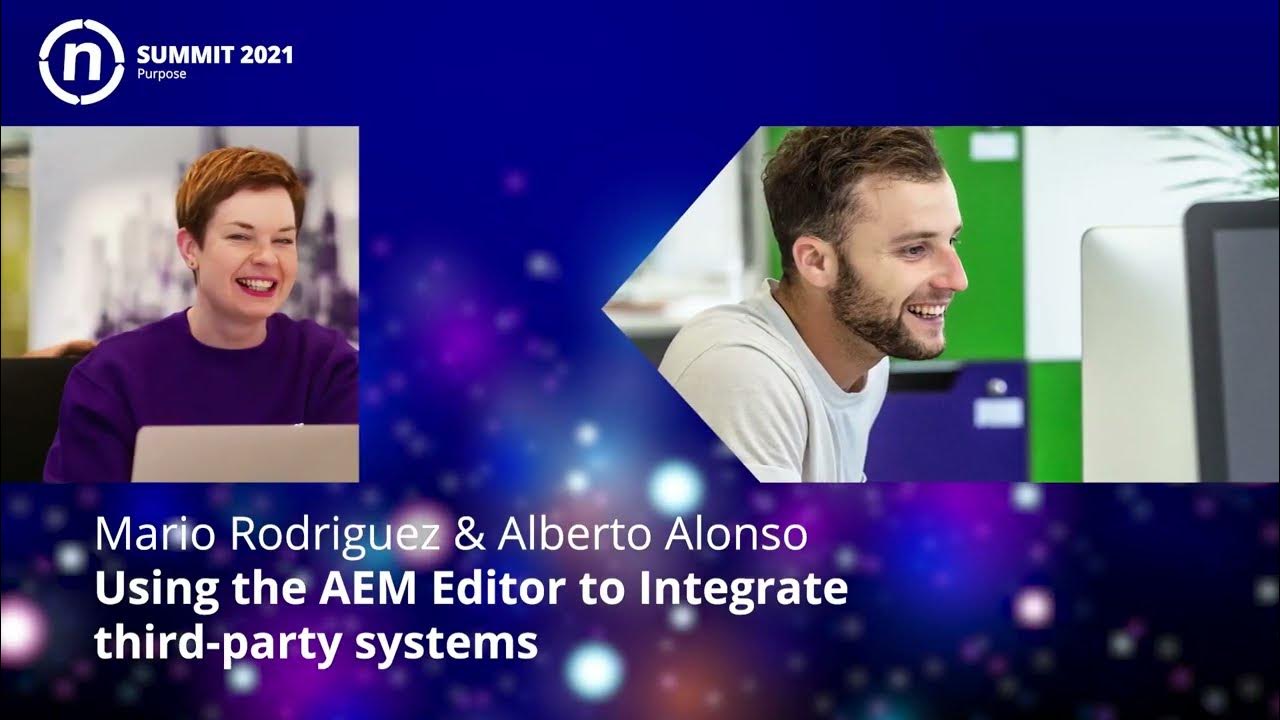 Using the AEM Editor to Integrate third party systems - YouTube