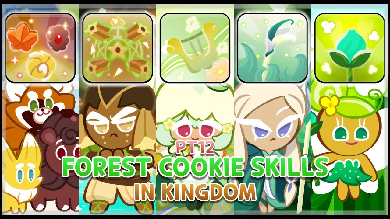 Forest Cookie's Skills in CRK | Pt.12 | Cookie Run: Kingdom - YouTube