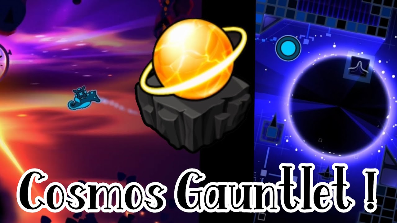Cosmos Gauntlet Is Here ! Full Gauntlet | Geometry Dash 2.2 - YouTube
