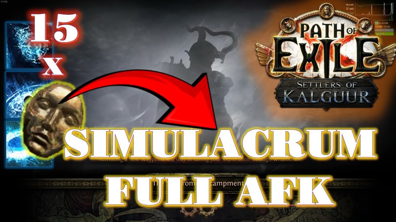 [POE 3.25] "0" button AFK Simulacrum - 12-15 Div budget character now ...