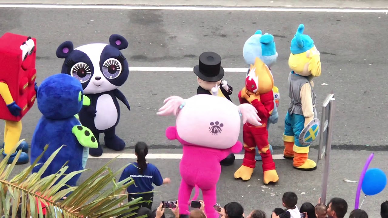 SM Mall of Asia Grand Mascot Parade 2020 - YouTube