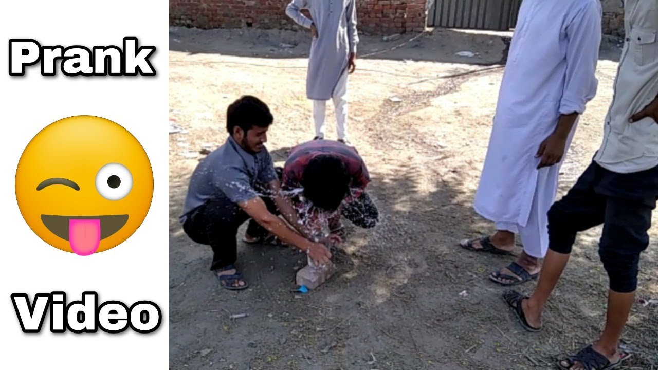 Prank video | Water bottle prank | My first prank video - YouTube