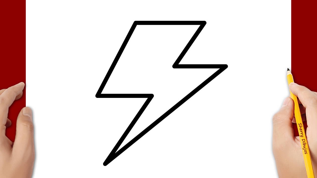 Cómo Dibujar Un Rayo Eléctrico | Dibujos Fáciles - YouTube