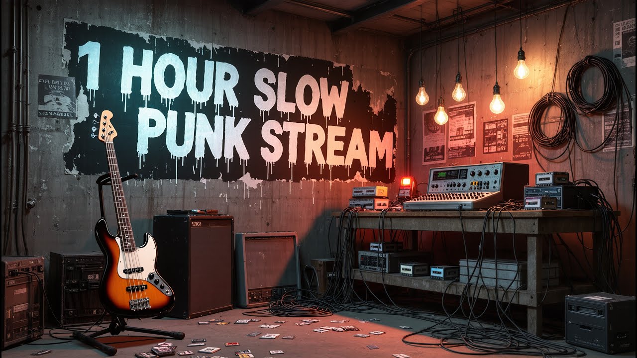 Chill Music Rock Stream – 1 Hour of Slow Punk Instrumental Background ...
