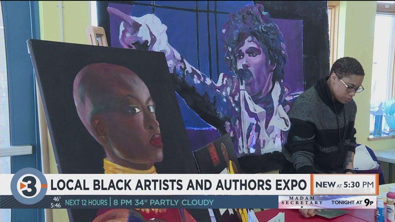 Local black artists and authors expo - YouTube