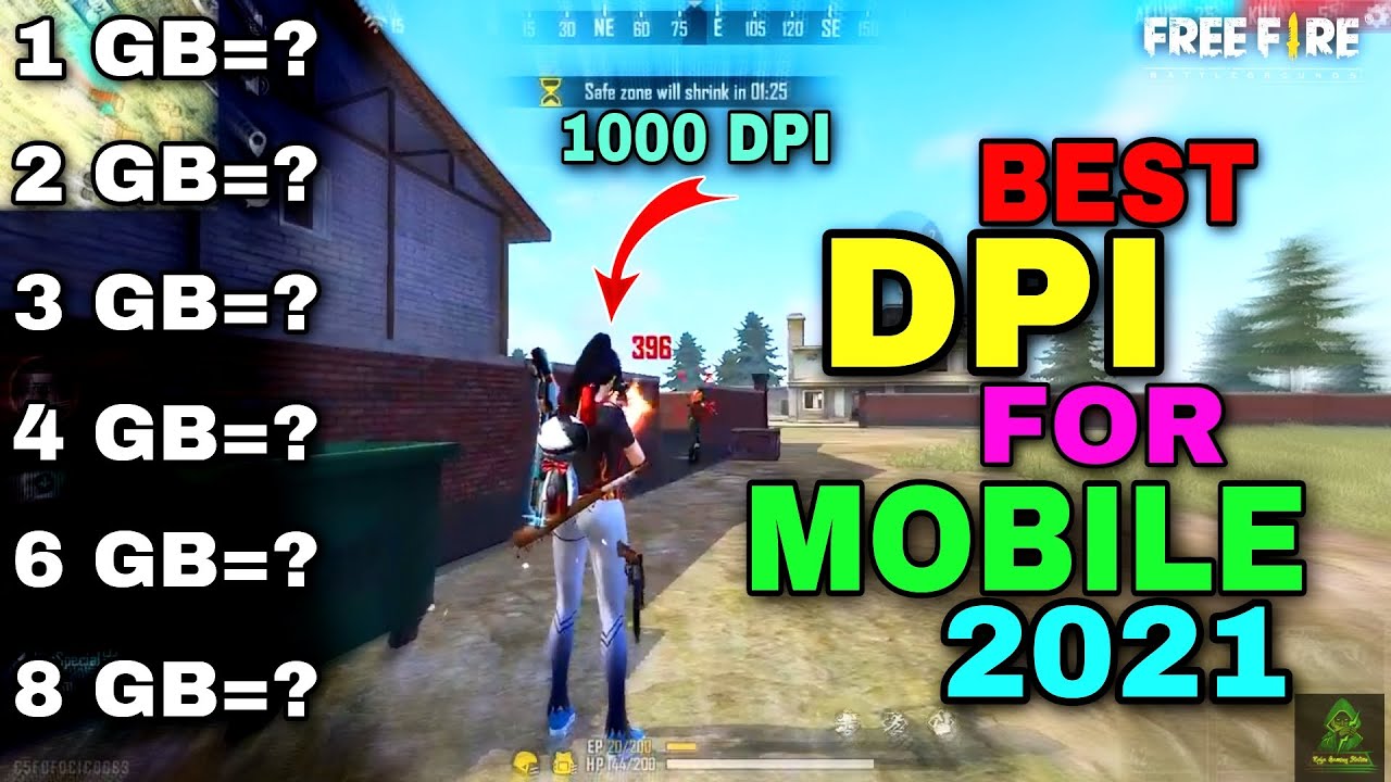 Best dpi settings for free fire | perfect DPI for your mobile | DPI ...