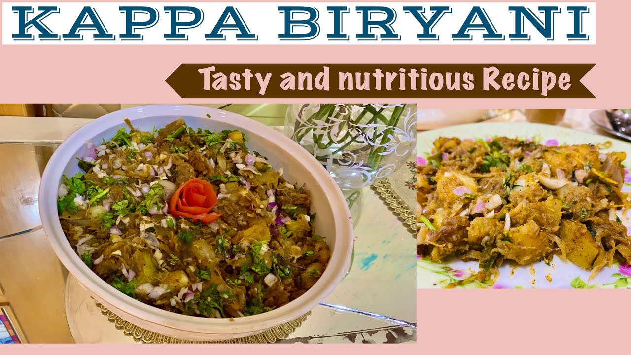Kappa biryani |Tapioca biryani - Beef😋 - YouTube