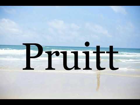 How To Pronounce Pruitt🌈🌈🌈🌈🌈🌈Pronunciation Of Pruitt - YouTube