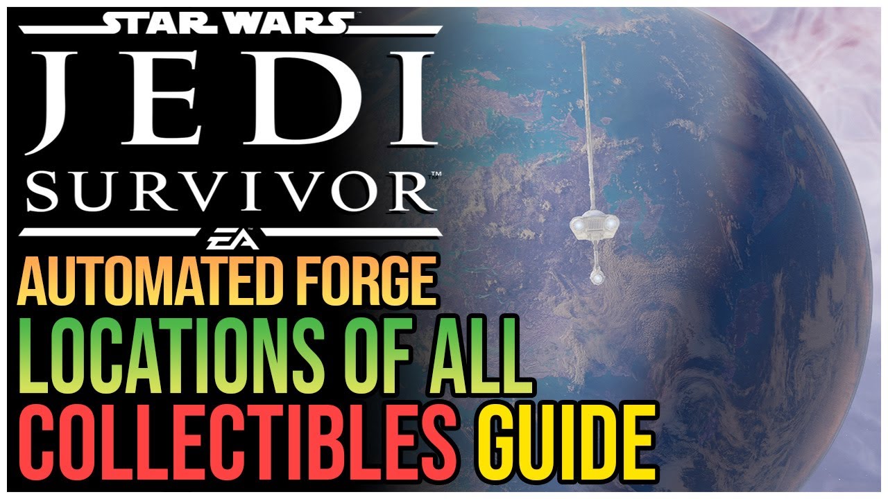 All Automated Forge Collectibles Star Wars Jedi Survivor - YouTube