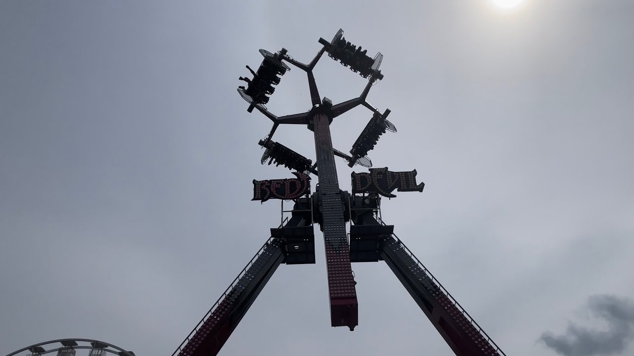 Red Devil (Darren Matthews) Off Ride Fun Land Tir Prince 2022 - YouTube