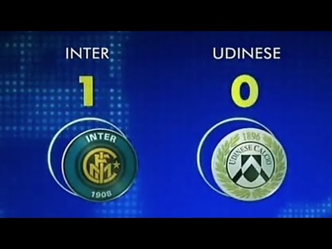 Inter-Udinese 1:0, 2008/09 - Domenica Sportiva (Julio Cruz) - YouTube