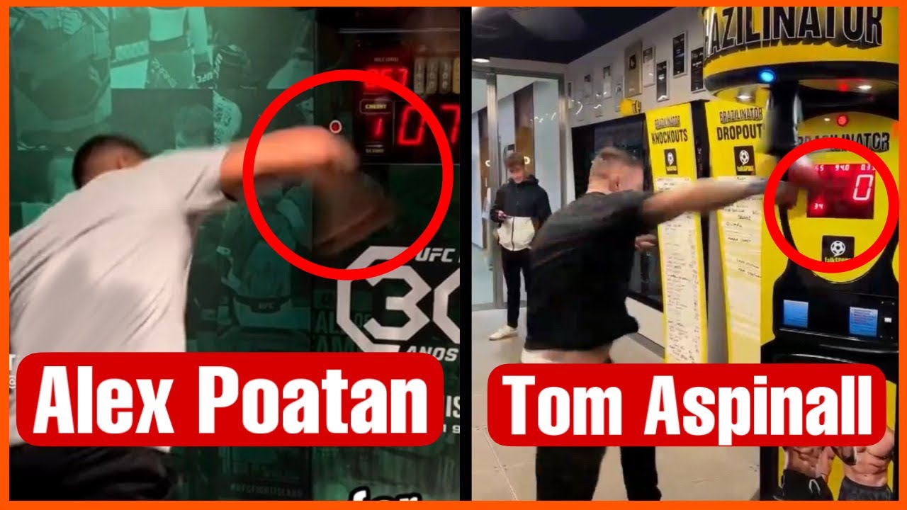 QUEM TEM O SOCO MAIS POTENTE? ALEX POATAN OU TOM ASPINALL? - YouTube