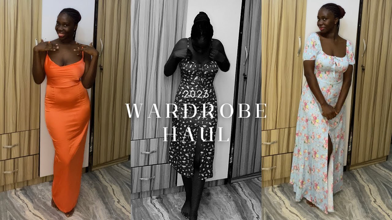 I tried ALL my DRESSES on with details and prices + hilarious bloopers ...
