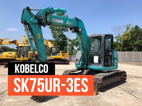 Máy xúc máy đào Sk75UR-3ES KOBELCO. Lên cho anh em 1 con hàng siêu đẹp ...