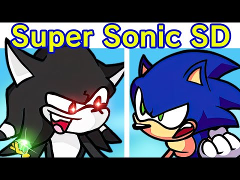 Friday Night Funkin' VS Super Sonic Smackdown FULL WEEK (FNF Mod) (Dark Sonic/Silver/Exe/Terios)