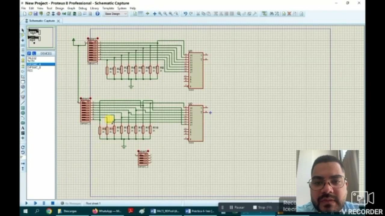 Ejercicio 1 practica 4 LAB Circuito Digitales - YouTube