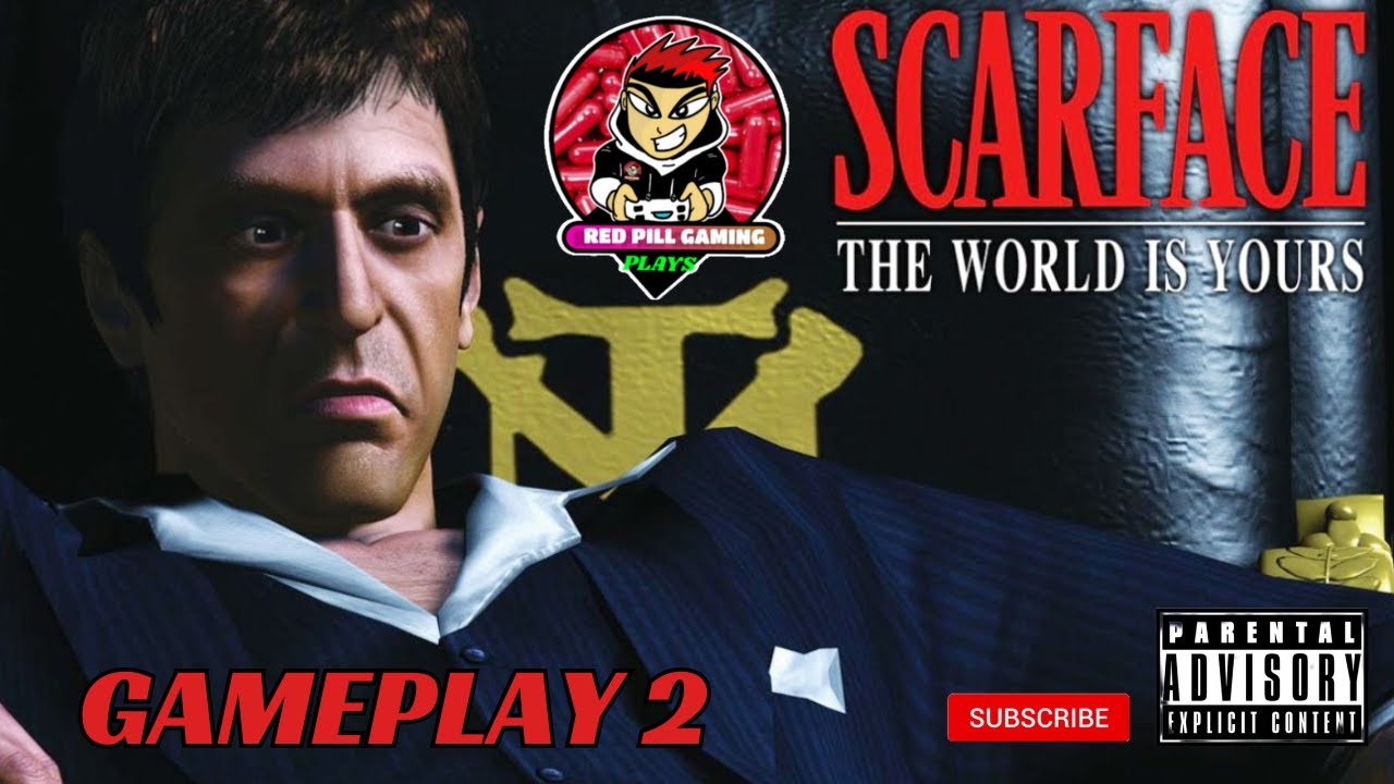 RED PILL GAMING PLAYS with Rage ScarFace gameplay 2 on the ps2 Live ...