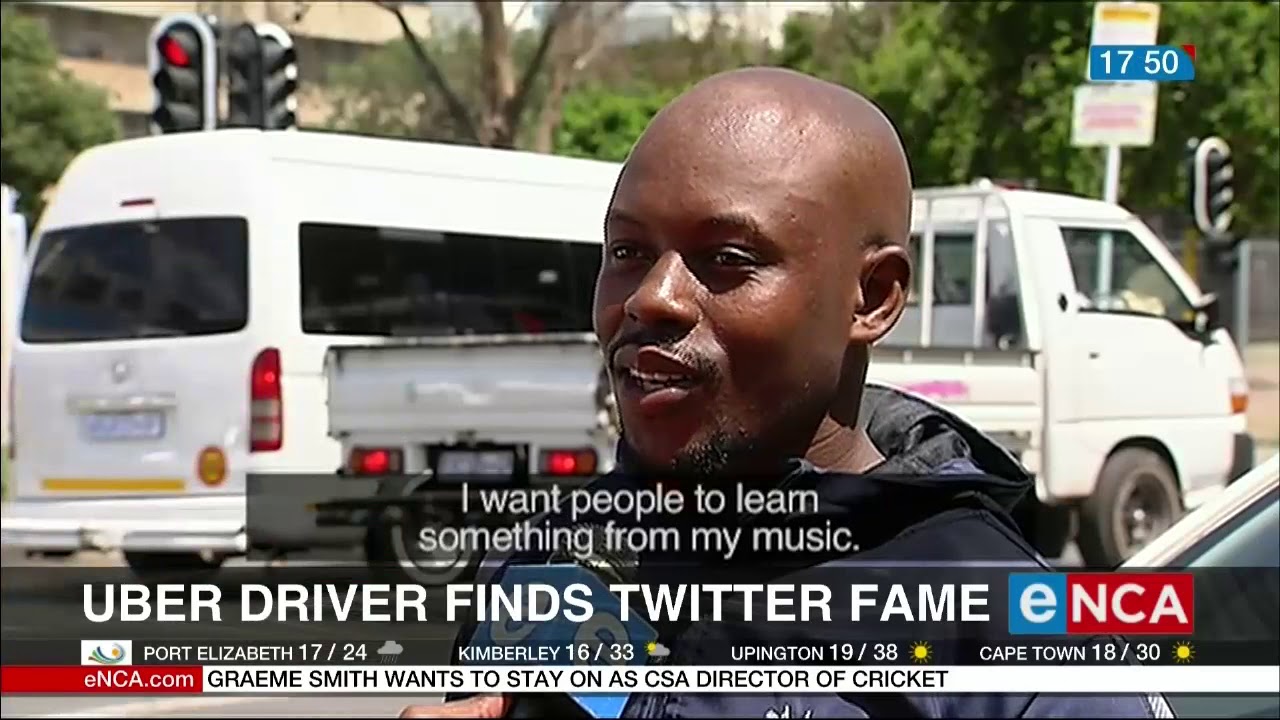 Uber driver's famous moment - YouTube