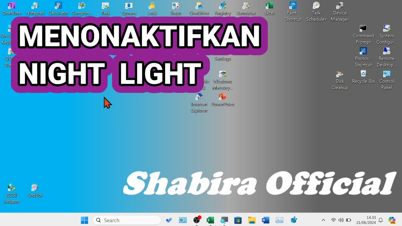 Tutorial Menonaktifkan Mode Night Light di Laptop Windows 11 (Dua Cara ...