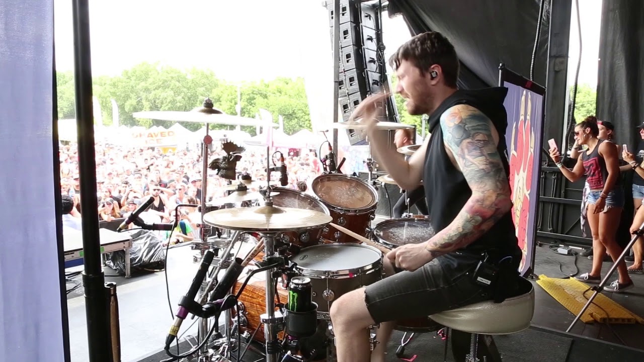 Blessthefall - What's Left Of Me [Matt Traynor] Drum Cam Live [HD ...