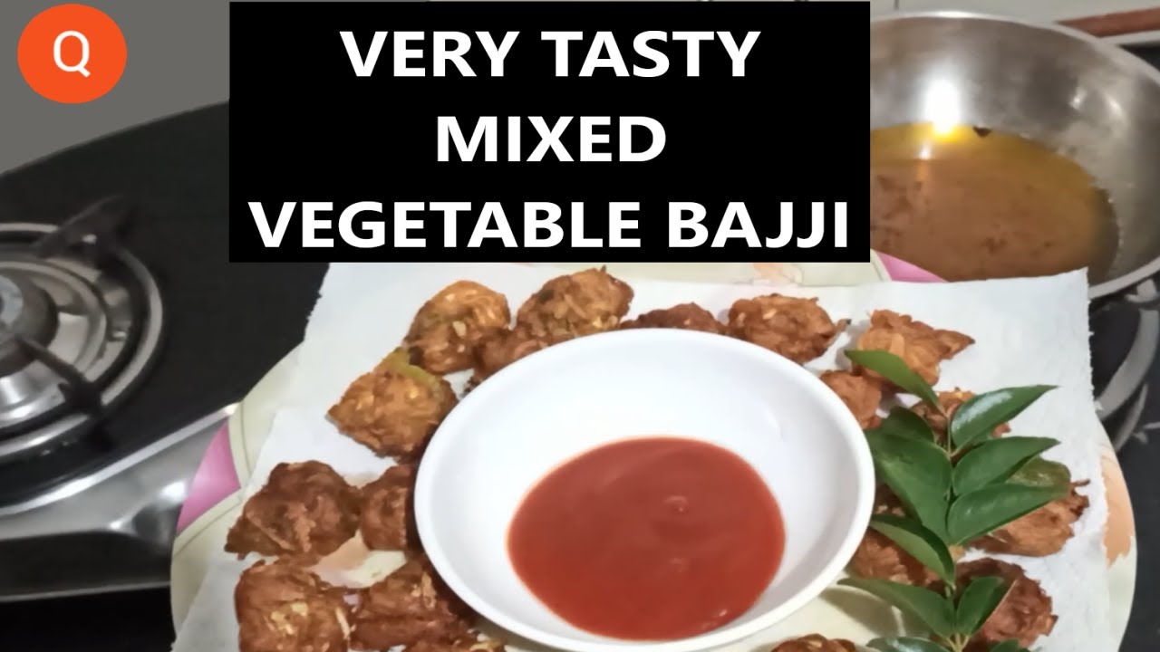 Quick Recipe Mix Veg Pakora | Special Mixed Vegetable Bajji in English ...