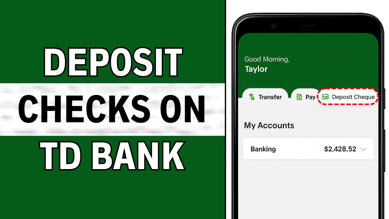 How to Deposit Checks on TD Bank - YouTube