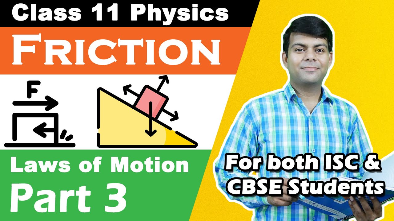 Friction Class 11 One Shot | Laws of Motion - Part 3 | Class 11 Physics - YouTube
