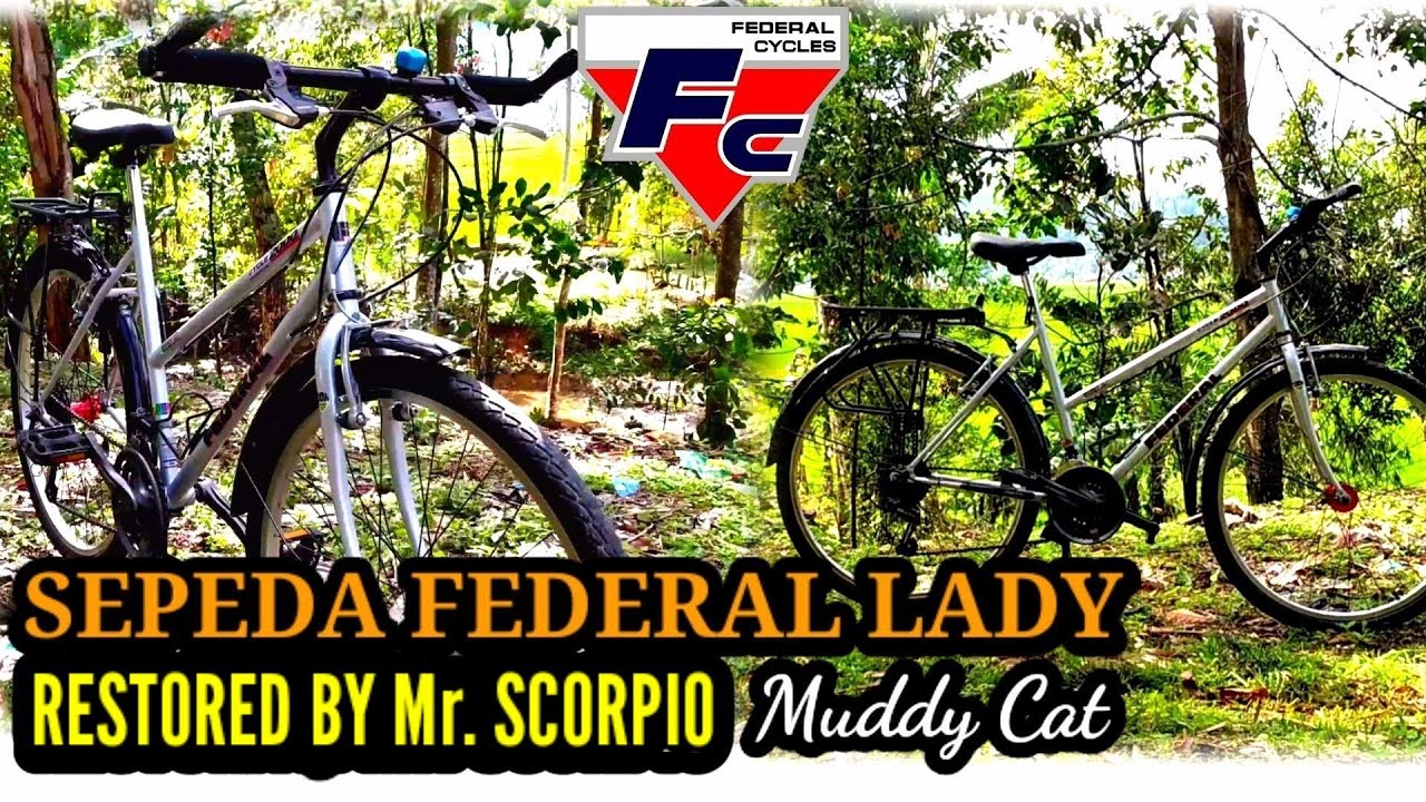 Sepeda Federal Lady Muddy Cat, Spesial Restorasi By Mr. Edi Scorpio ...