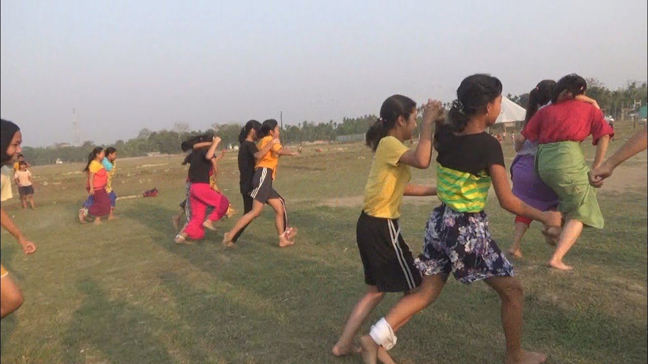 Three Legs Race for Girls😂, Yaoshang Sports, Lakhipur Khuman, Cachar ...