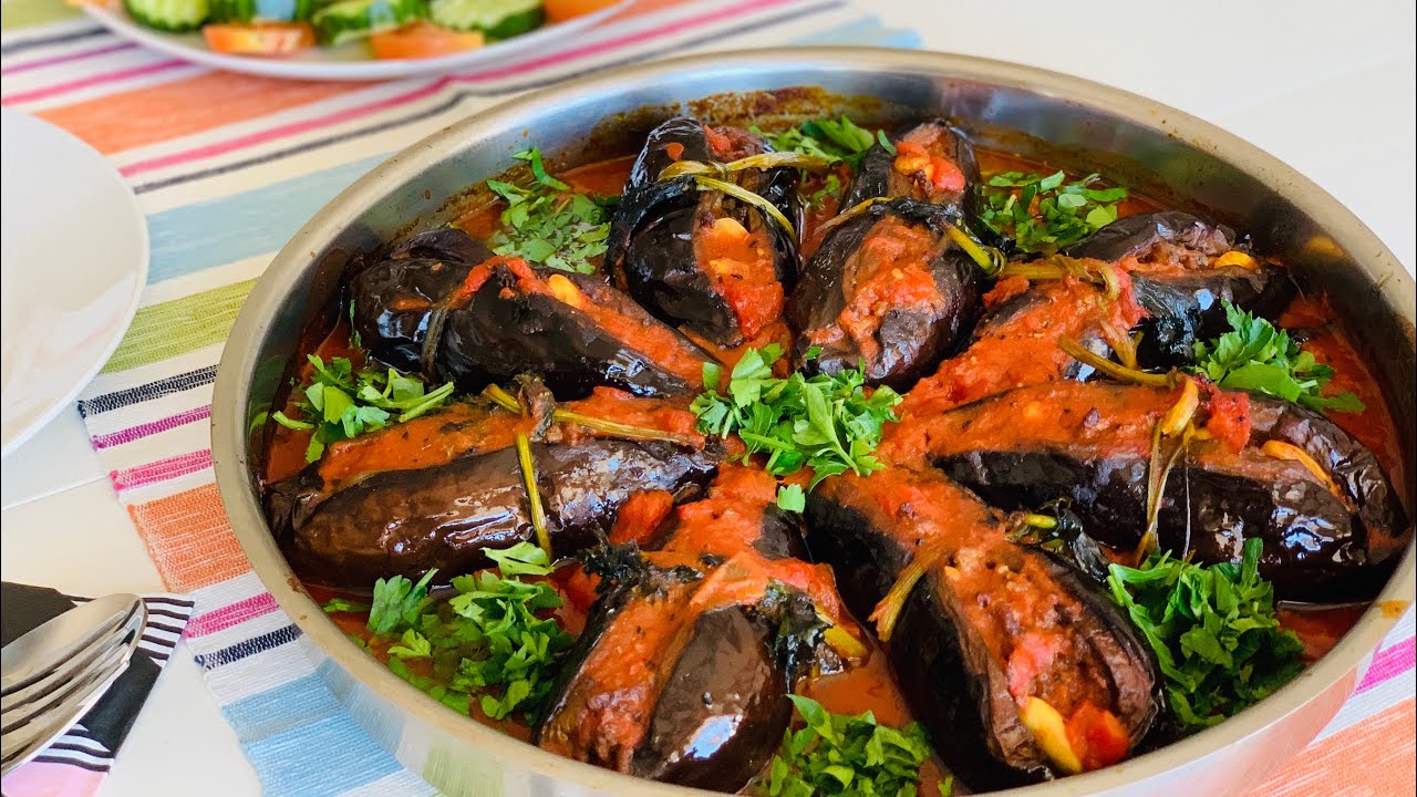 محشي الباذنجان ،،، شيخ محشي عراقي - Sheikh mahshi - How to make stuffed ...