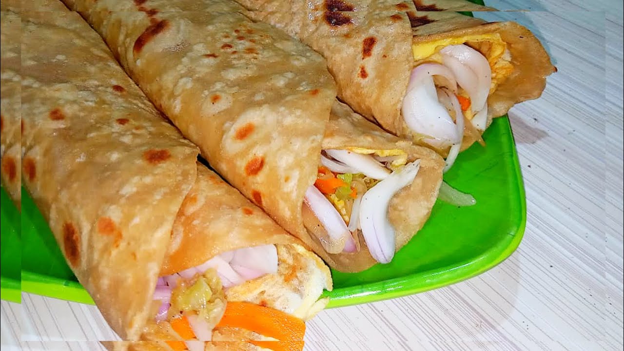 Tasty Egg Veg Roll Recipe| Street Style Egg Veg Roll Recip# ...