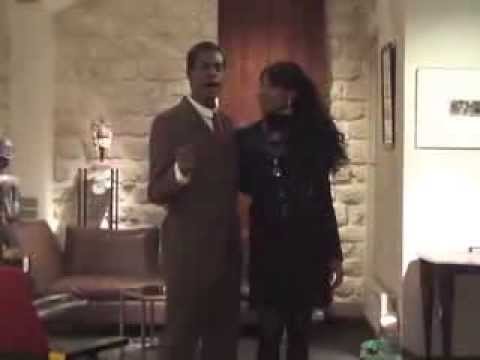 Joseph Langley sings for Radiah Frye at the Nast Gallery in Paris - YouTube