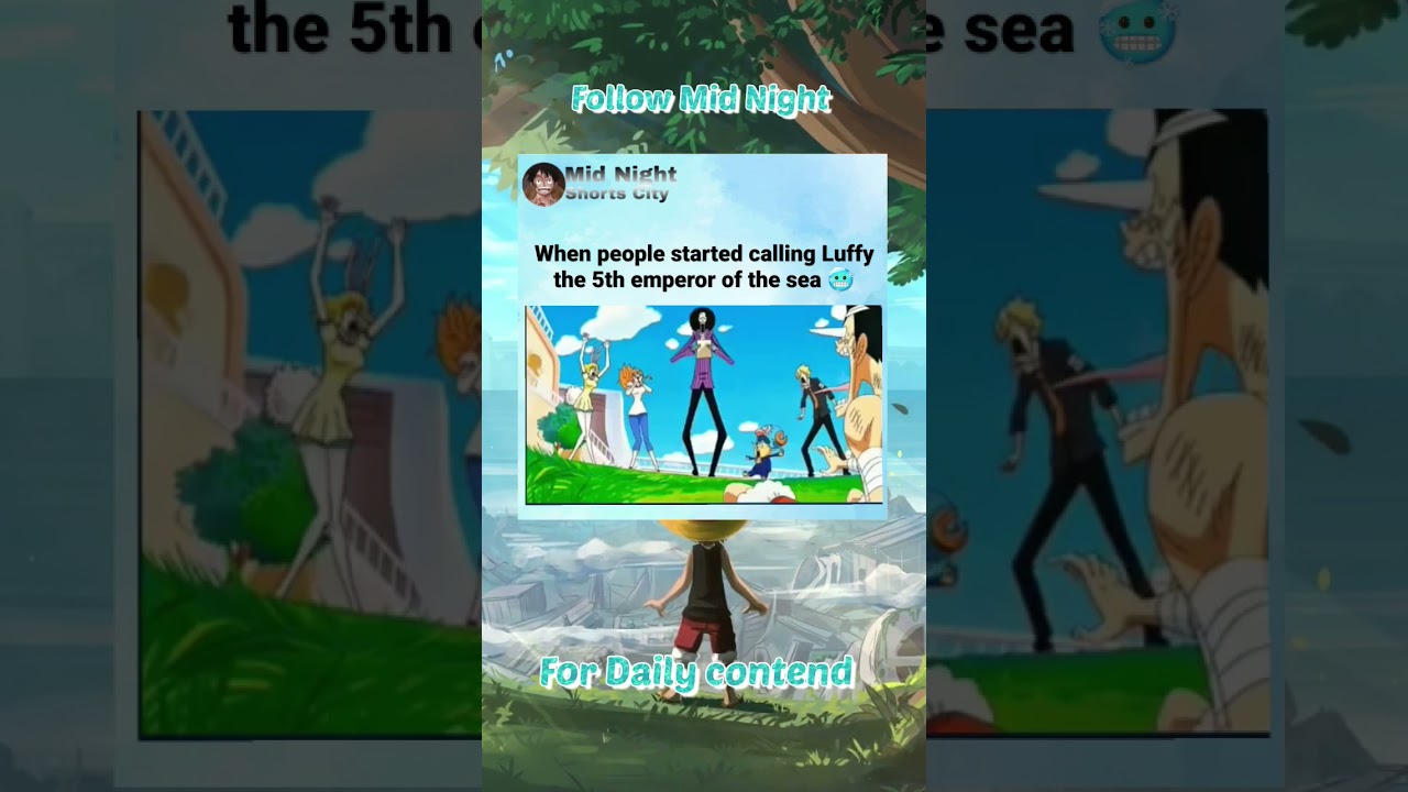 #One Piece cold moment #Luffy - YouTube