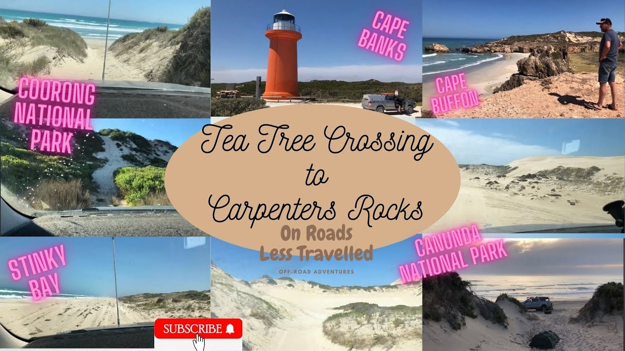 Beach driving from Tea Tree Crossing to Carpenters Rocks in a Ford ...