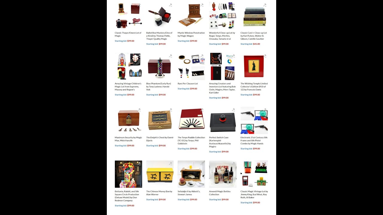 Quality Magic Auction at The Porcupine - Feb. 21st, 2024 - YouTube