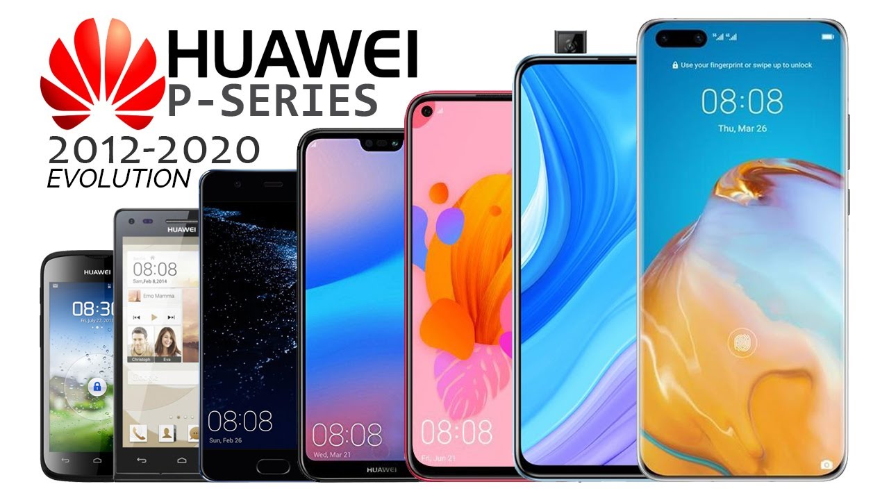 Huawei P Series Phones Evolution 2012-2020 - YouTube