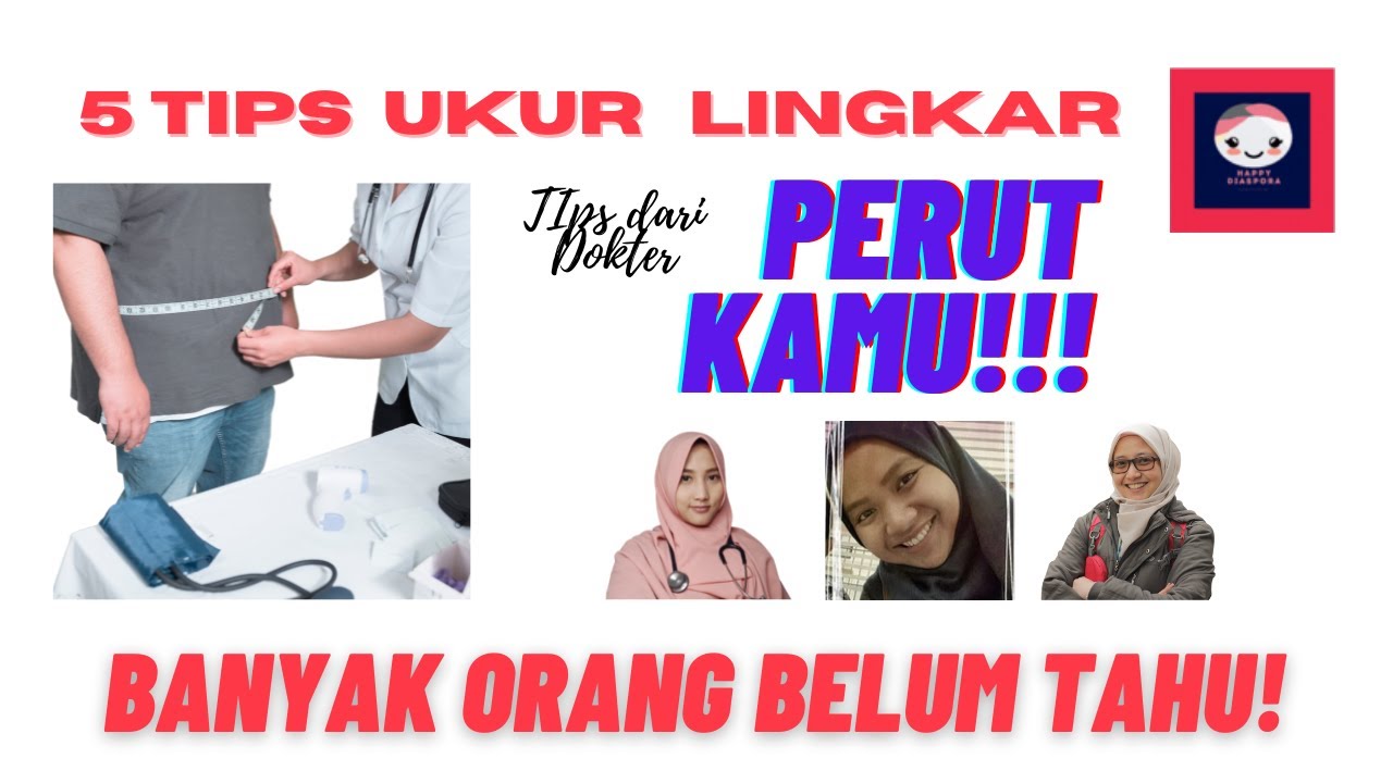 Cara Mengukur Lingkar PERUT / PINGGANG yang Benar - YouTube