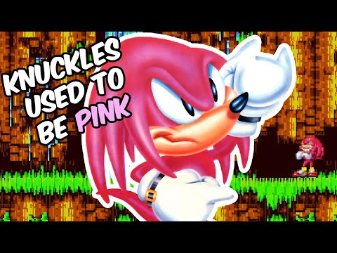 Knuckles used to be pink (and I miss it)