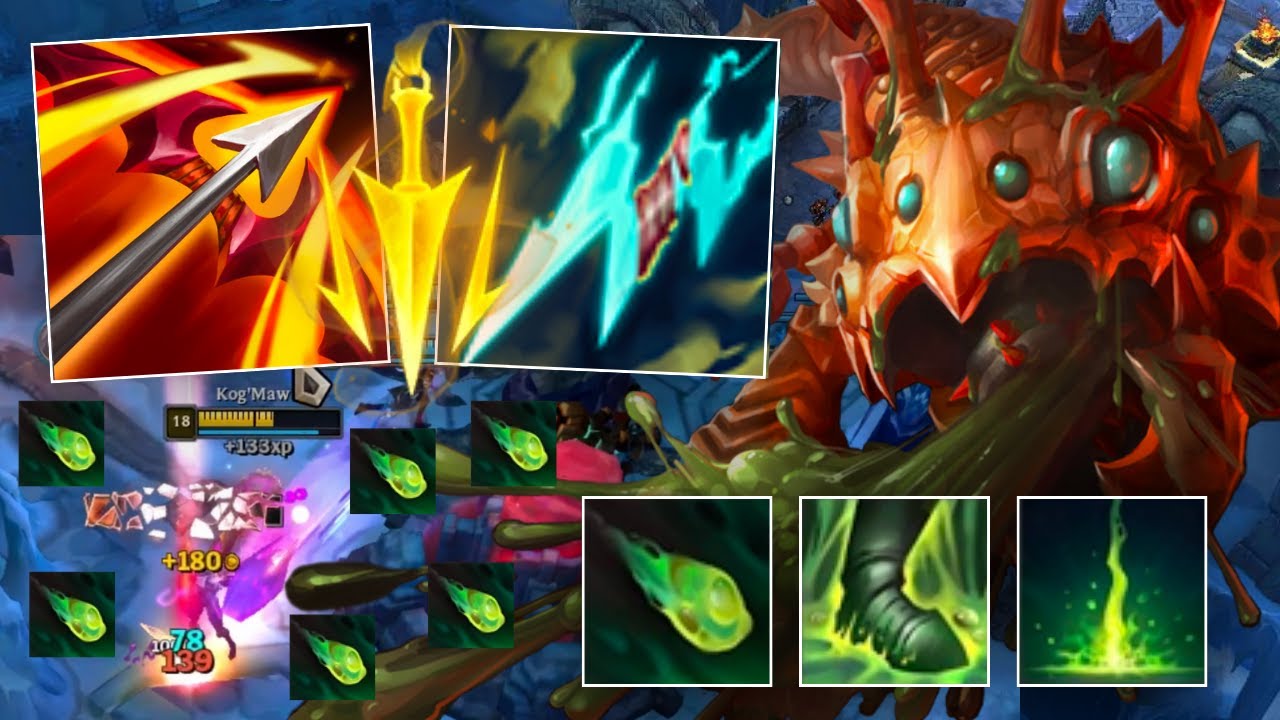 KOG'MAW BUT I RUN YOU DOWN WITH MY ATTACK SPEED | League of Legends ...