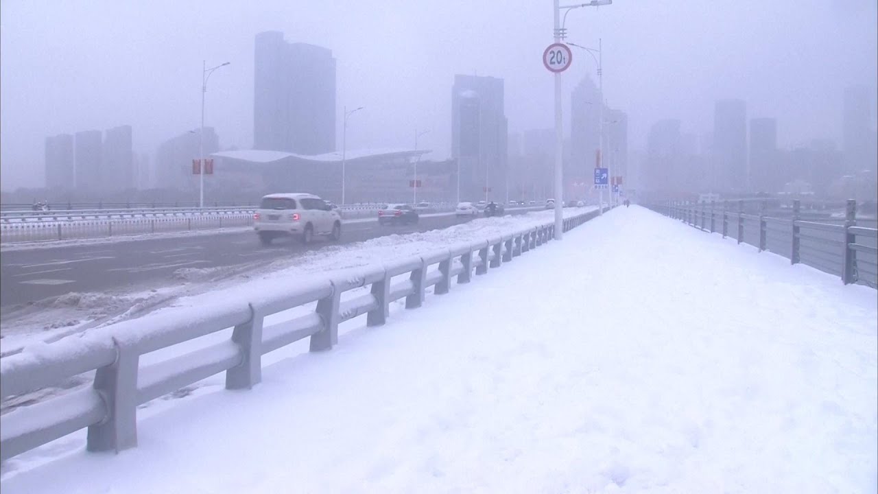 Heavy snow forced the closure of airport and expressways in Liaoning ...