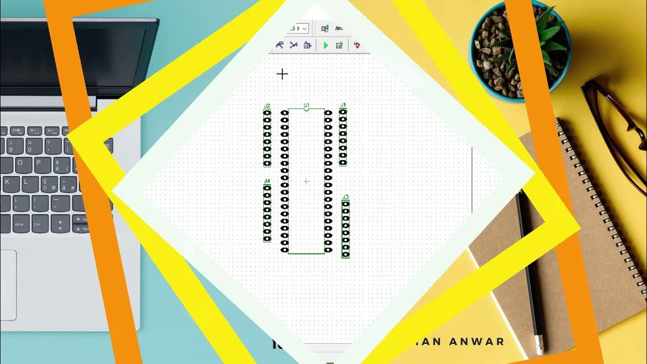 Sistem Minimum ATMega 16 PCB Layout - YouTube