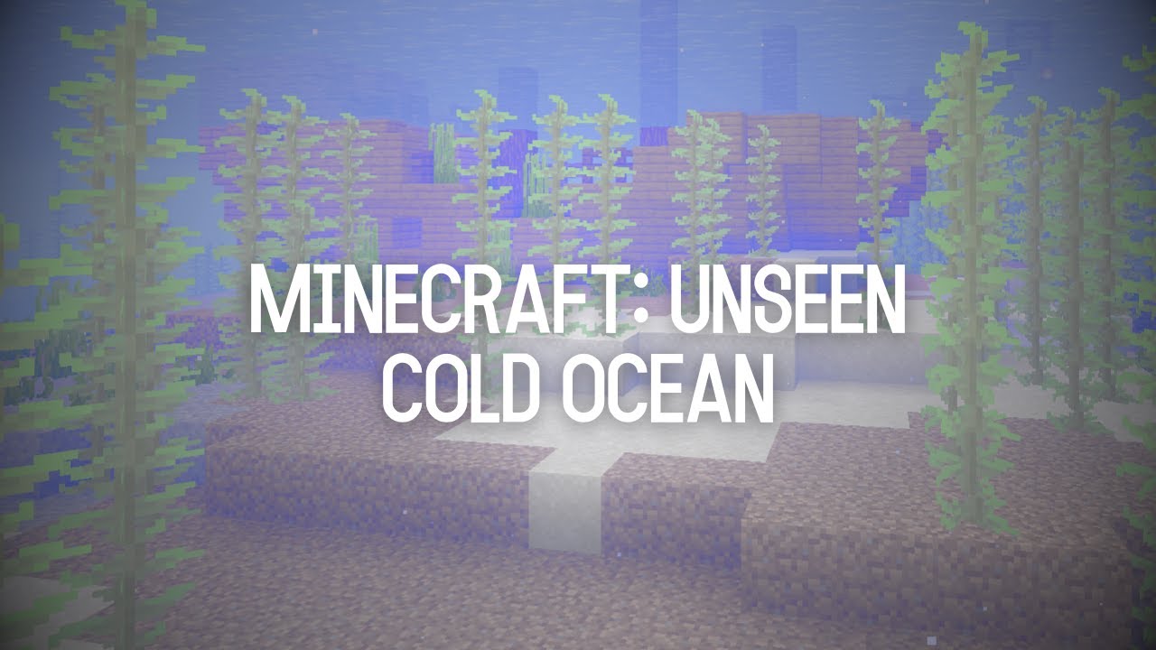 Minecraft: Unseen | Cold Ocean Biome | Shipwreck Beneath the Rain - YouTube