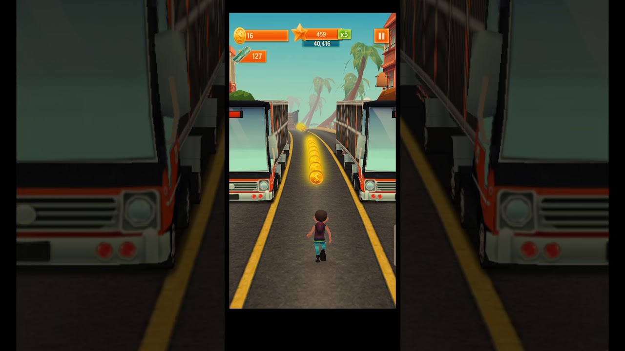 Bus rush game - YouTube