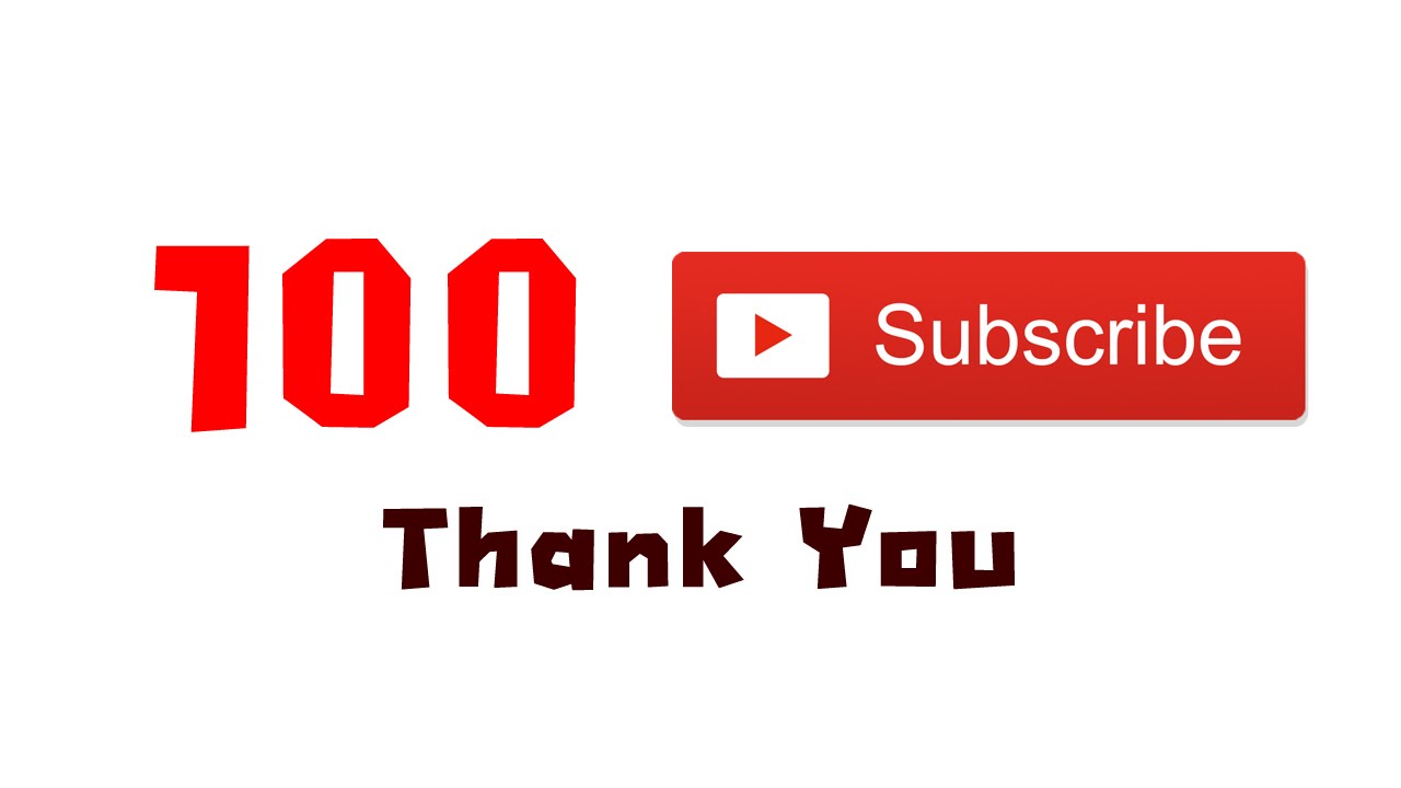 Thank You for 100 Sub - MRH - YouTube
