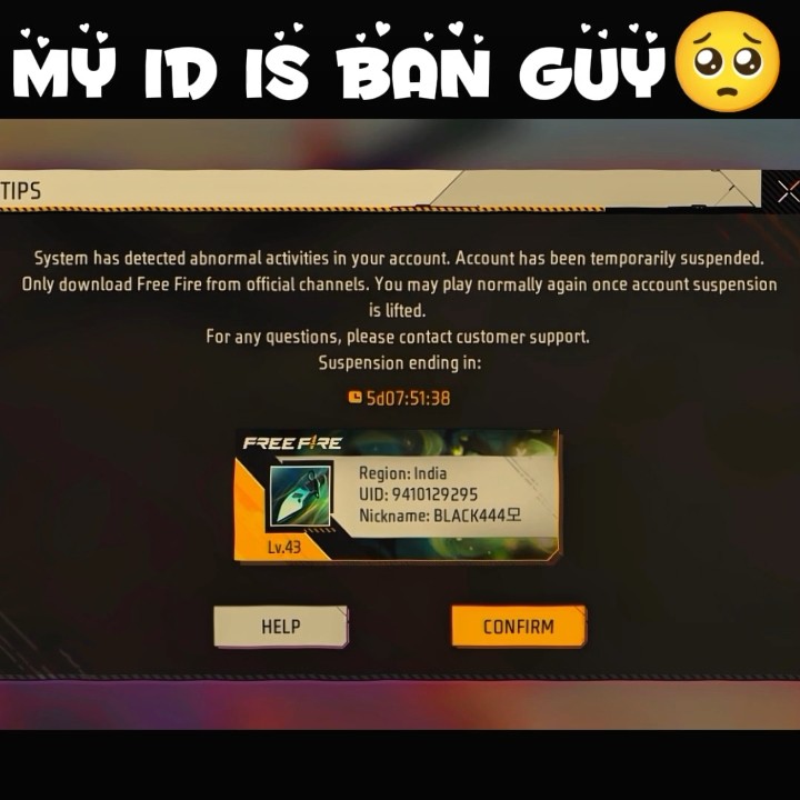 MY ID'S IS BAN PLEASE SUPPORT ME GUYS 🥺🥺 - YouTube